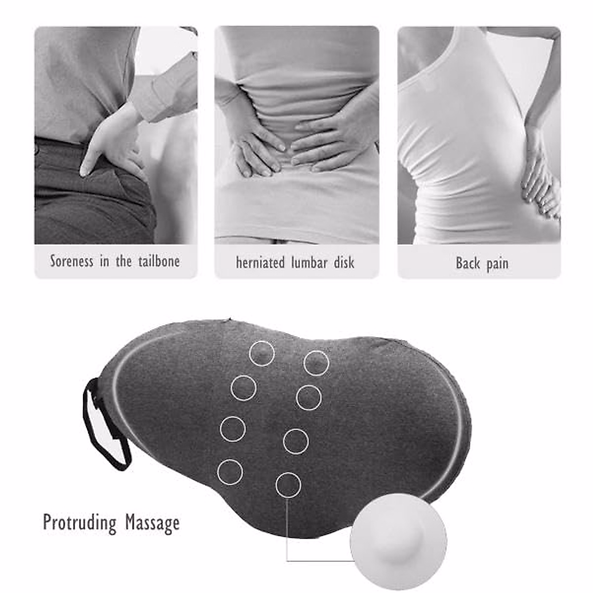 siktorrwd BBL Sleeping Pillow-BBL Recovery Pillow for Bed/Chair,Cotton BBL Post Surgery Supplies Butt Lift Pillow After Surgery for Back Pain Relief,for Sleeping on Stomach and Side