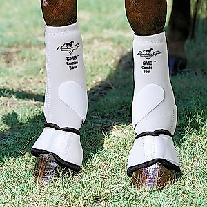 Professional's Choice Equine Boot | Sports Medicine Bell Boot Combo | Sold in Pairs | White Medium