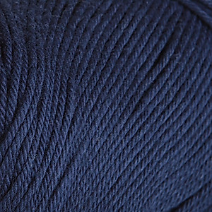 Knit Picks Dishie Worsted Weight 100% Cotton Yarn Blue - 3.5 oz (Navy)
