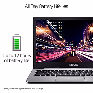 ASUS VivoBook E403NA-US04 Thin and Lightweight 14” FHD Laptop, Intel Celeron N3350 Processor, 4GB RAM, 64GB eMMC Storage, 802.11ac Wi-Fi, USB-C, Windows 10