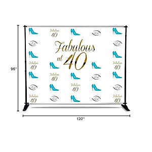 BannerBuzz Custom Step and Repeat Banner, Graphic with Hardware, 11 oz. PVC Flex, 720 DPI Eco-Solvent Printing, for Events and Parties, Photography Background (8'W x 10'H)