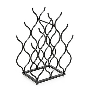 SODUKU Tabletop Wine Rack 11 Wine Bottles Holder Freestanding Countertop Metal Storage Rack for Wine Lovers