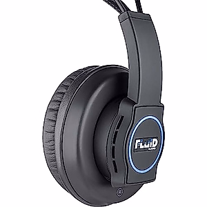 Fluid Audio Focus Headphone Mixing & Playback System with Software Bundle with Audiomate Headphones Stand and 2x Cable Ties