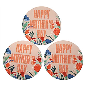 Novel Merk Mother’s Day Refrigerator Magnets, Small Circle Flowers in Bloom Design for Fridge, Gifts, Decor, & Party Favors (10 Pack)