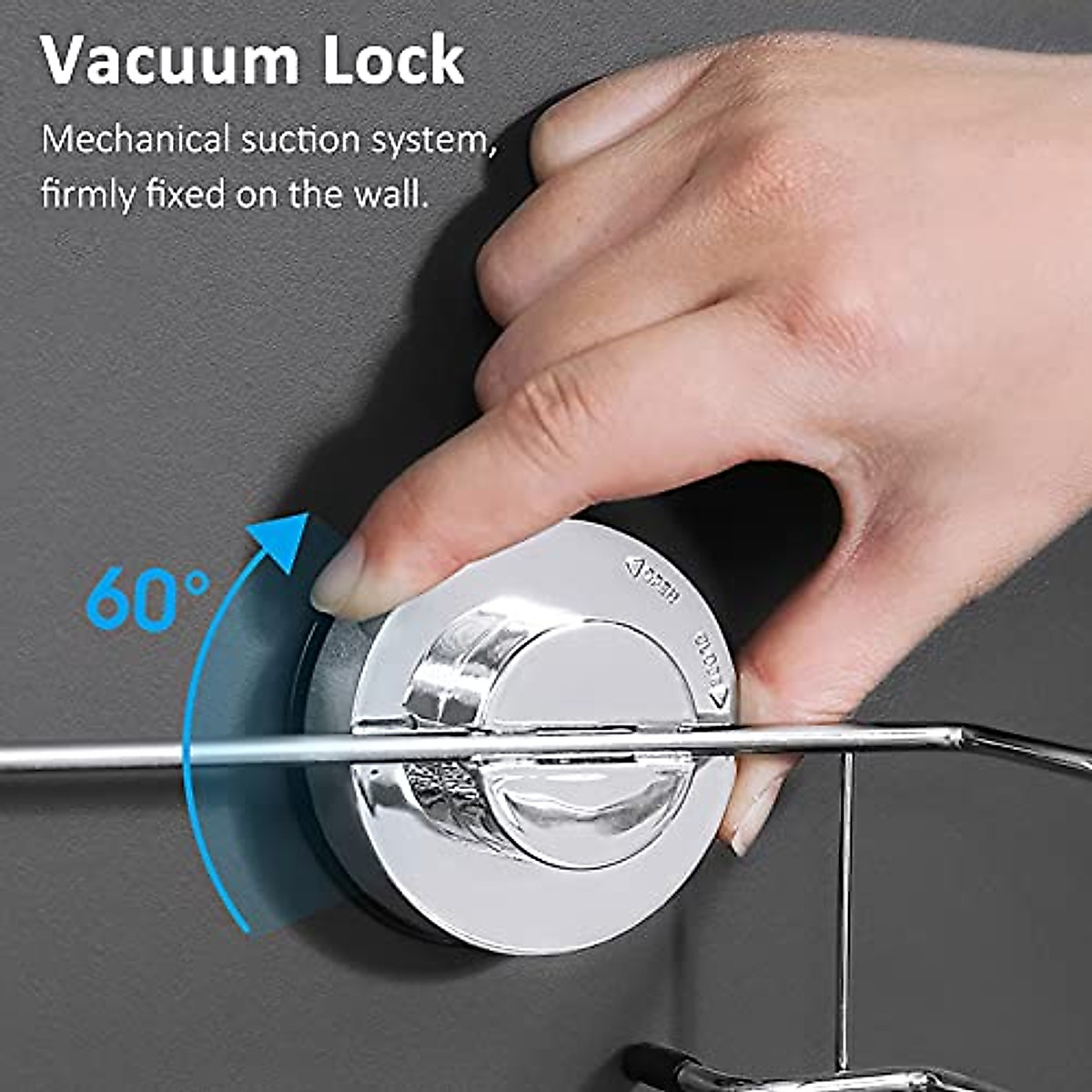 Queta Strong Suction Cup Shower Caddy Bath Shelf Storage with 3 Hooks, Wall Mounted Bathroom Organizer Stainless Steel shower Rack for Shampoo Conditioner Razor, Rectangle Basket for Kitchen Storage