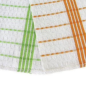 Multi-Purpose Cleaning Cloths , Kitchen Cleaning Towel , Wash Cloth , Dish Cloth ,Perfect for Kitchens, Dishes, Car, Dusting, Drying Rags, 11.5 x 11.5", Set of 10 - Teal Lattice