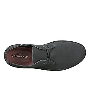 Clarks Men's Desert Chukka Boot, Black Suede 1, 9