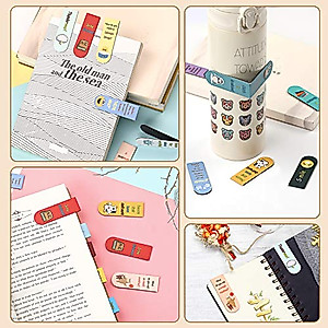 62 Pieces Magnetic Bookmarks Magnetic Page Markers with 31 Different Hilariously Silly Jokes and Brain Twisters for Kids, Teens, Students Reading Stationery and Gifts