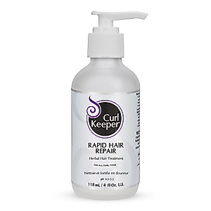 Curl Keeper Hair Treatment for Dry & Damaged Hair, 4 Fl Oz - Deep Conditioner Curly Hair Repair Treatment for Color-Treated Curls - Leave-In Hair Care & Conditioning Product For All Curl Types