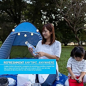 MOHSOF Blue 17oz Double Walled Leak-Proof Stainless Steel Water Bottle - Ideal for Outdoor Adventures Stainless Steel Gym & Sport Bottles for Men, Women & Kids Durable Insulated Coffee Mug