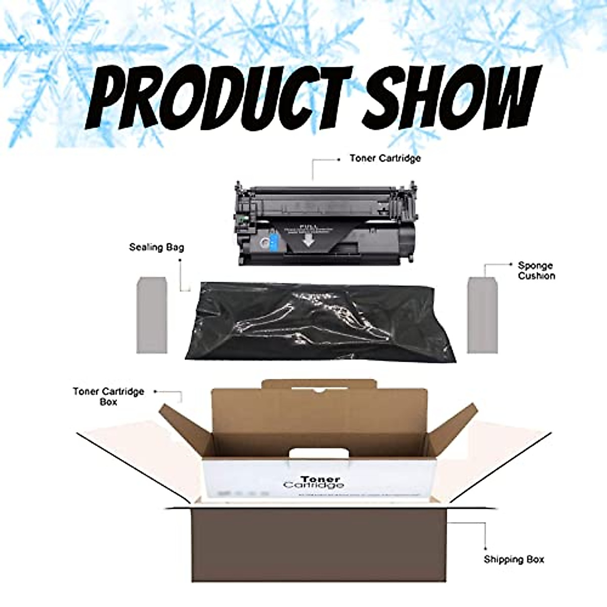 T08 for Canon T08 Toner Cartridges Use With ImageCLASS 1238i LBP1238 MF1238 3010C005AA Printer 2-pack