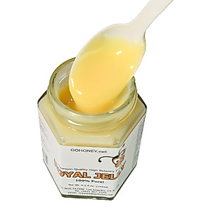 100% Pure Organic Fresh Royal Jelly Raw Unprocessed Natural High Potency (6.5 oz)