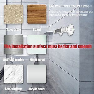 LORESJOY Handicap Grab Bars for Bathtubs and Showers, 12 inch Grab Bars for Bathroom with Indicators, Suction Cup Shower Handle for Elderly, Balance Assist Safety Bath Handle Bathroom Balance Bar