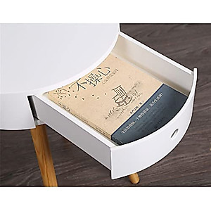 HIGOH Bedside Table Bedside Table Storage Drawer Bedside Table Bedside Table Sofa Side Coffee Table Furniture Living Room