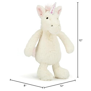 Jellycat Bashful Unicorn Stuffed Animal, Small, 7 inches