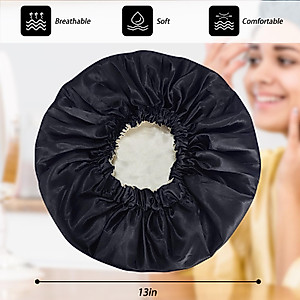 Satin Silk Hair Bonnet for Sleeping for Women, Natural Hair