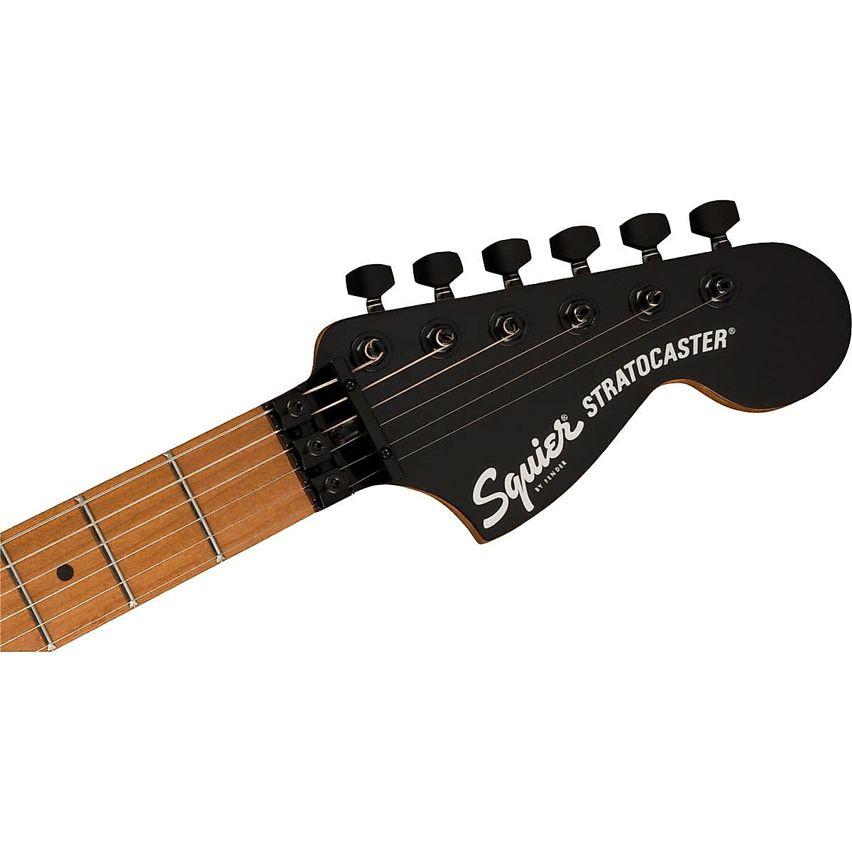 Squier Contemporary Stratocaster HH Floyd Rose Electric Guitar, with 2-Year Warranty, Gunmetal Metallic, Roasted Maple Fingerboard