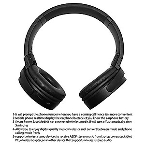 Rainbow Shark Tooth Art Boys Girls Wireless Retractable Bluetooth Headphones Headsets Noise Cancelling Over Ear for Kids Adults