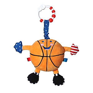 Baby Basketball | Ideal from Birth to 2 Years | Fantastic First Basketball | Play and Inspire Your Basketball Star | with Added Baby Sensory Features | LITTLE SPORT STAR Plush Toy Collection
