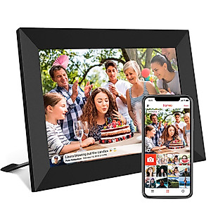 FRAMEO 10.1 Inch Smart WiFi Digital Photo Frame 1280x800 IPS LCD Touch Screen, Auto-Rotate Portrait and Landscape, Built in 16GB Memory, Share Moments Instantly via Frameo App from Anywhere