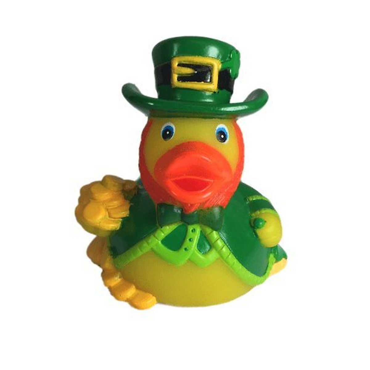 DUCKY CITY 3" Leprechaun Rubber Duck [Floats Upright] - Baby Safe Bathtub Bathing Toy