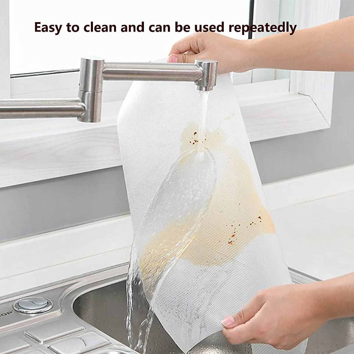 Shelf Liner Non-Adhesive, Drawer and Cabinet Liners Easy to Cut, EVA Refrigerator Mat for Kitchen Cupboard, Bathroom Shelves, Shoe Rack (11.9 x 59 inches)