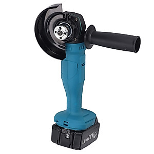 Cordless Angle Grinder, Powerful 10000 RPM Brushless Motor Cordless Grinder with Non Slip Handle, Angle Grinder Tool for 4.1in Grinding Wheel for Wood and Metal Cutting Polishing