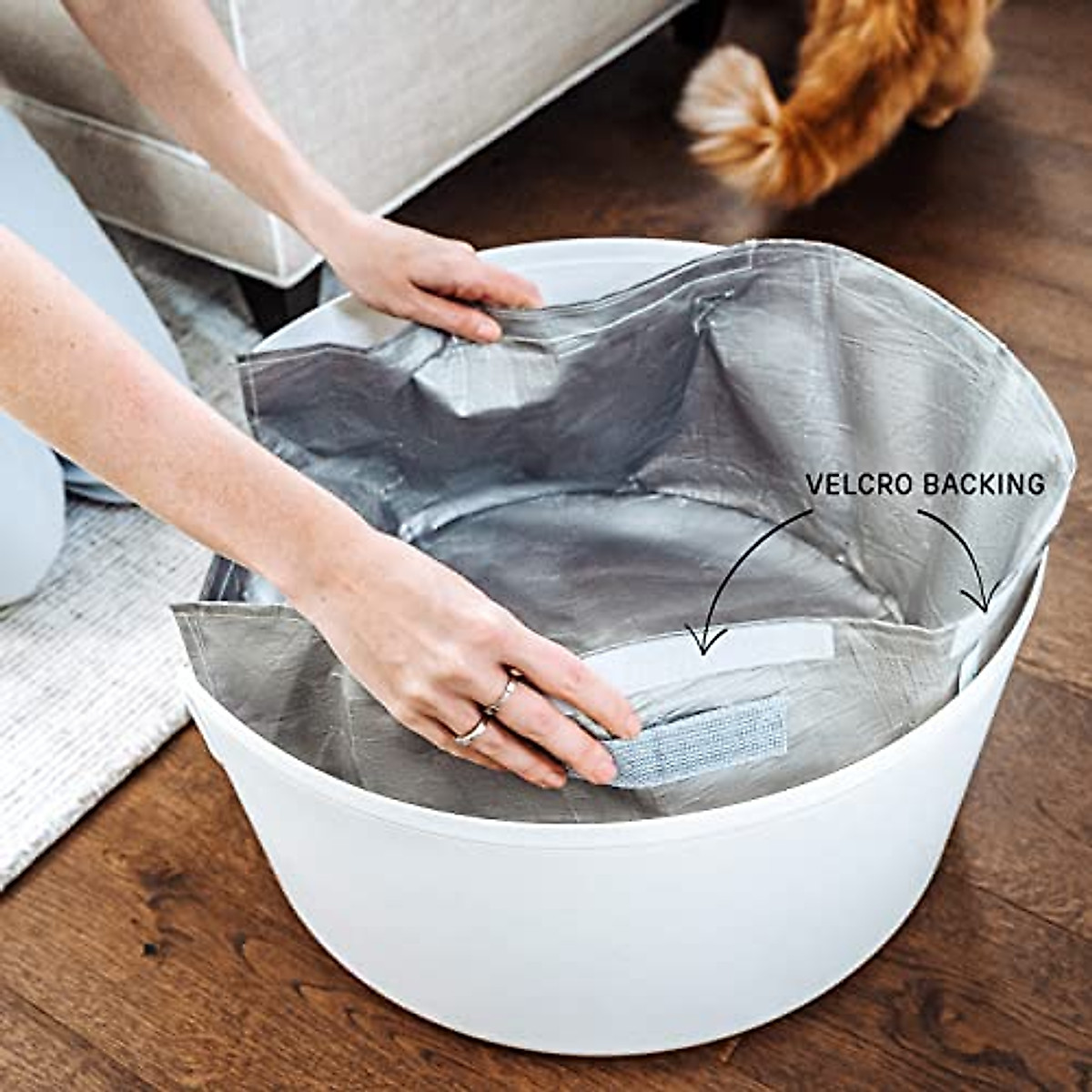Reusable Liners (3-Pack), Compatible with the Secret Litter Box, Waterproof, Scratch Resistant and Leak Proof