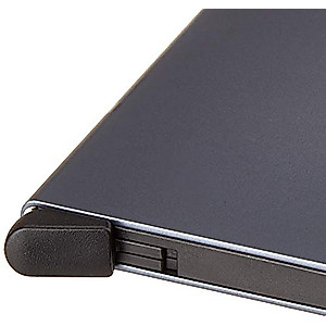 Secrid Reddot Award winning Card Protector in titanium color, Very Slim Credit Card Holder / wallet with RFID protection, with one click all 6 cards slide out gradually