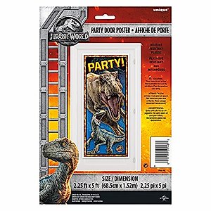 Amscan Jurassic World 2 Door Poster - 27" x 60", 1 Pc