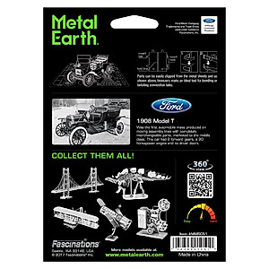 Fascinations Metal Earth 1908 Ford Model T 3D Metal Model Kit