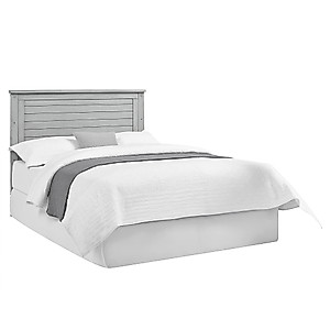 Delta Children Simmons Kids Caden 6-in-1 Convertible Crib with Trundle Drawer, Greenguard Gold Certified, Rustic Mist