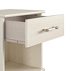 Little Seeds Monarch Hill Clementine White Nightstand, Ivory Oak