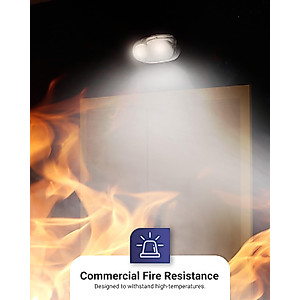 Sunco LED Outdoor Emergency Light, 2-Head Adjustable Wet Rated Exit Lights with Battery Backup, Egress Light, Fire Resistant, 2.4W, 400 LM, 6500K CCT, AC120-277V, UL