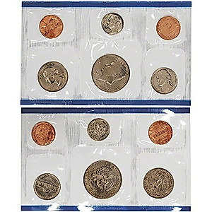 1985 P & D US Mint 10-Coin Mint Set Uncirculated