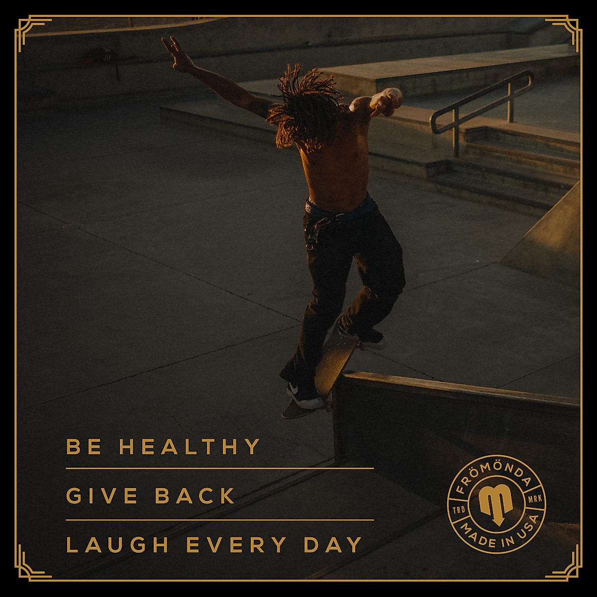 Fromonda (Woody) Body Powder Cedarwood & Tea Tree (5 oz, 1-Pack) Unisex, Talc-Free, Anti-Chaffing, Sweat Defense with Essential Oils