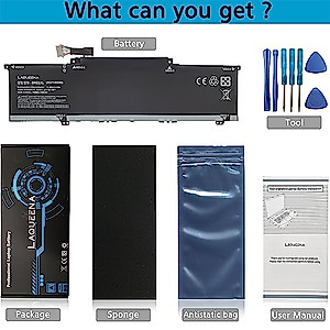 LAQUEENA BN03XL Laptop Battery Compatible with HP Envy 13 13-ba 13-AR 13-AY Envy X360 15 2020 15-ED 15M-EE 15M-EE0023DX 15M-EE0013DX Series Notebook HSTNN-DB9N L73965-271 L76985-271 L77034-005