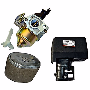 Auto Express Fits Honda GX160 5.5HP Carburetor & Air Box and Filter Fits Honda 5.5 HP Gasoline Engines