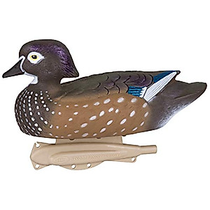 Flambeau Outdoors 8018SUV Storm Front 2 Wood Duck Decoys, Classic Floaters - 6-Pack