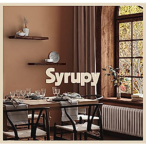 Handcrafted Live Edge Floating Shelves - 100% Solid Hardwood Ash - Natural Wood Grain with Smooth Finish - Set of 2 Mid Century Modern Wood Shelves for Living Room, Bedroom, Kitchen, Bathroom, Office