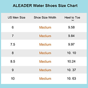 ALEADER Womens Water Shoes, Slip on Beach Walking Aqua Shoes Grey 8 B(M) US