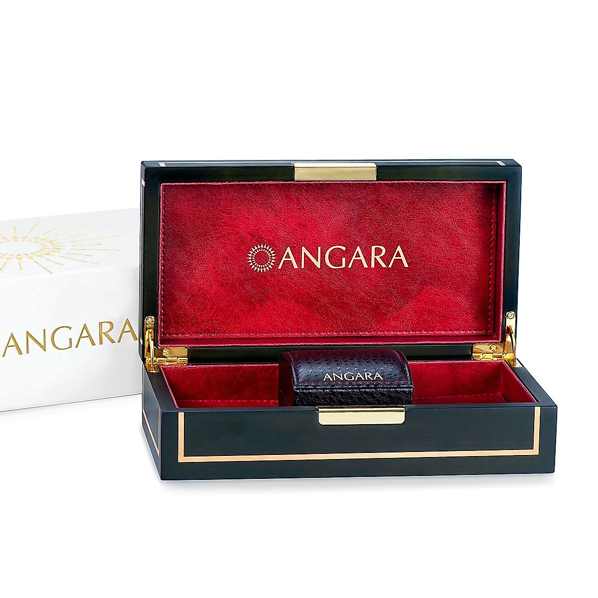 Angara Princess Diana Inspired Natural Ruby Ring for Women with Diamond Halo in 14K Yellow Gold for Wedding, Anniversary, Engagement (Stone Size-5x3mm, Stone wt-0.25, Ring Size-9) - July Birthstone