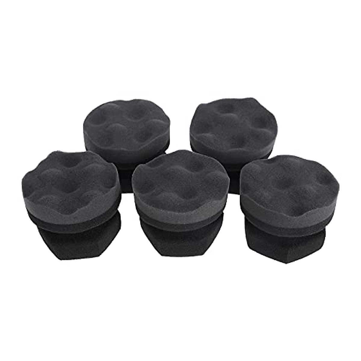 AuInLand Tire Dressing Applicator Tire Shine Applicator Dressing Pad Car Detailing Foam Sponge Tire Cleaner Sponge, 10 Packs