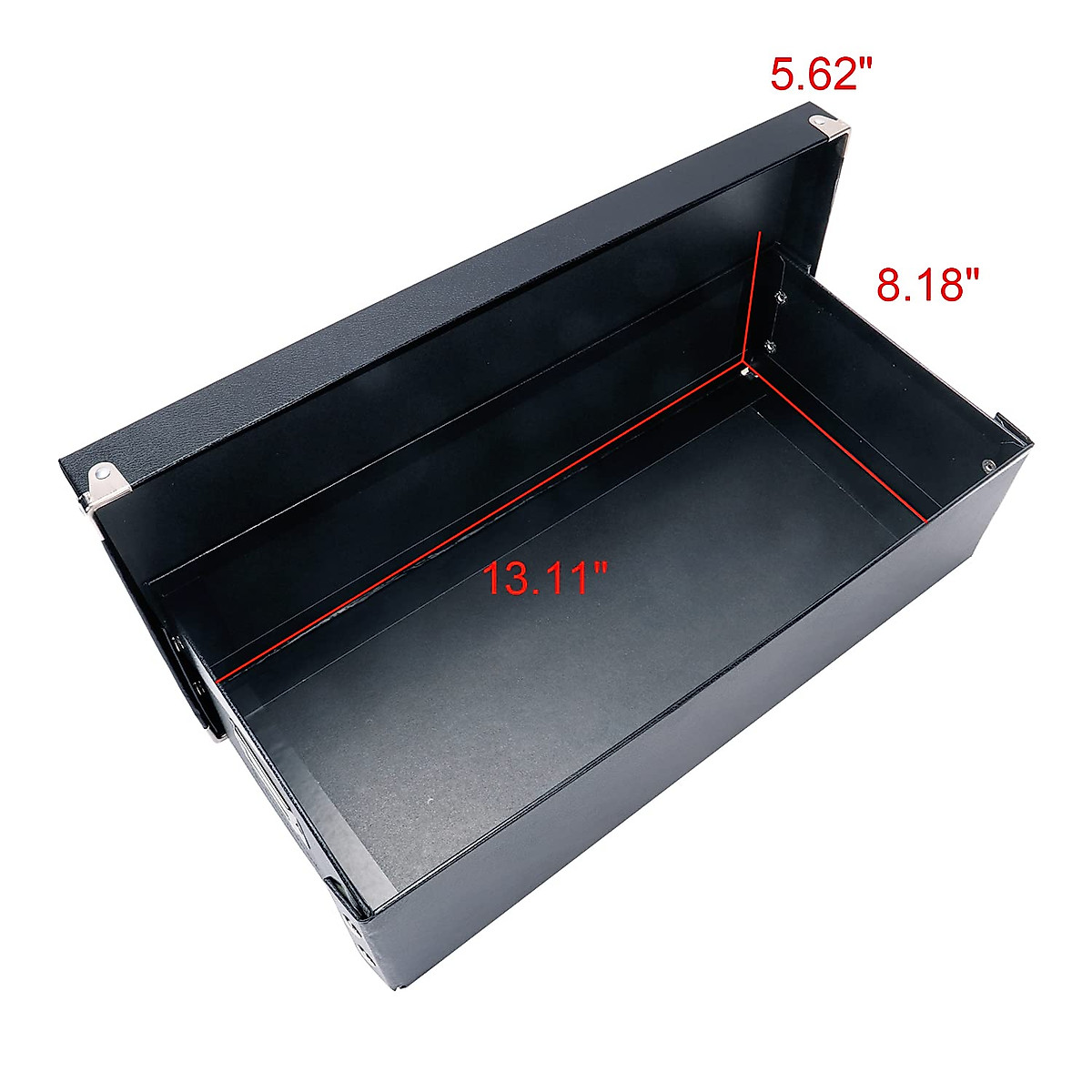 Snap-N-Store VHS Storage Box - Pack of 2 - Durable Movie Organizer Set with Lids - Boxes Hold up to 30 VHS Tapes - Black