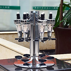 Liphontcta WNGDUA 6-Bottle Rotating Liquor Dispenser Bar Butler Liquor Dispenser Liquor Bottle Holder, Garden sculpture outdoor decoration