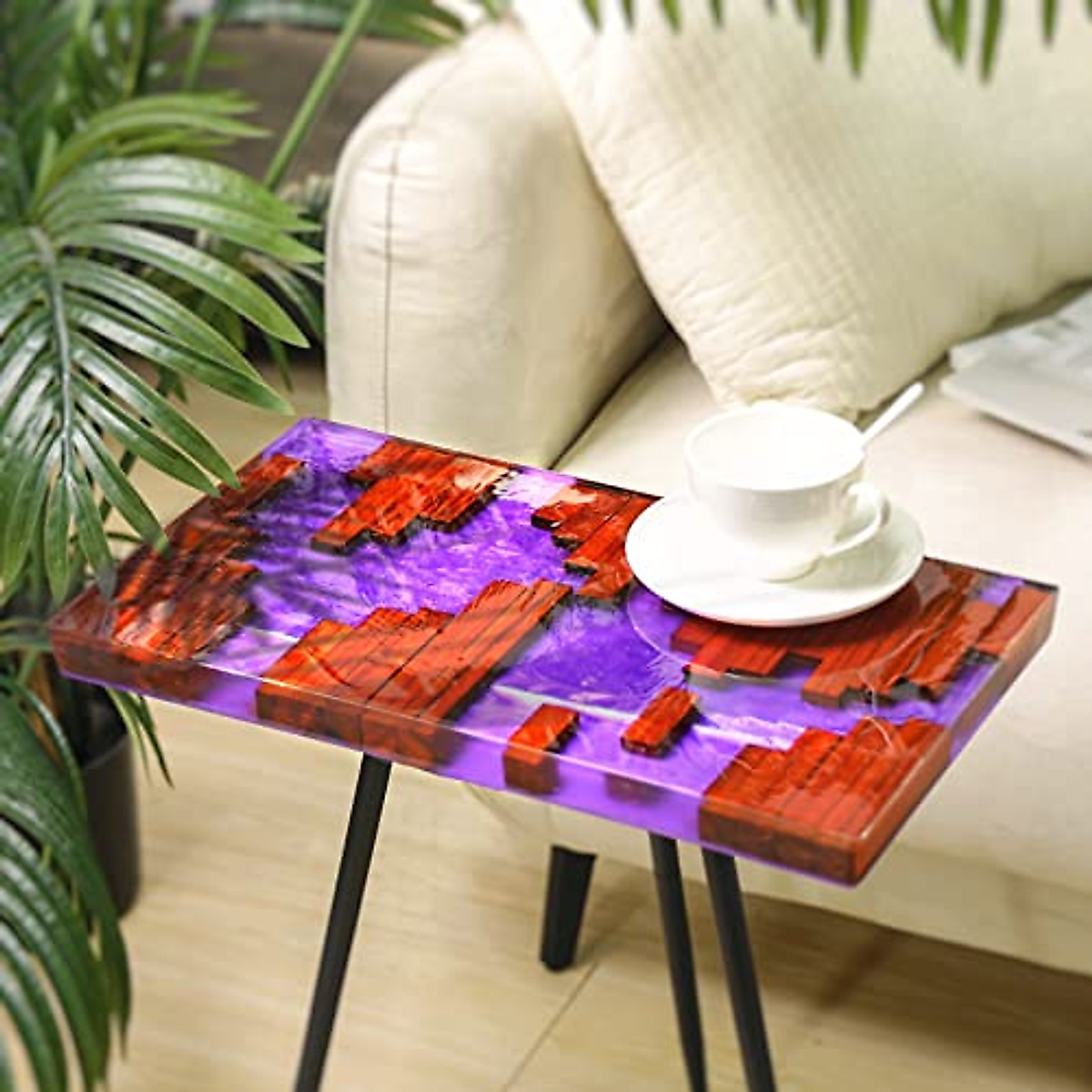 LET'S RESIN Large Resin Molds Silicone, 18 X 10 Inch HDPE Resin Table Molds No Seal Rectangle Form, Thick Big Silicone Molds for Epoxy Resin, Resin River Table, Large Resin Tray