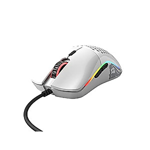 Glorious PC Gaming Race Model O Gaming-Mouse - White, Glossy