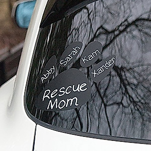 Cohas Chalkboard Labels in Large Paw Print Shape Includes Liquid Chalk Marker and 4 Labels, Fine Tip, White Marker