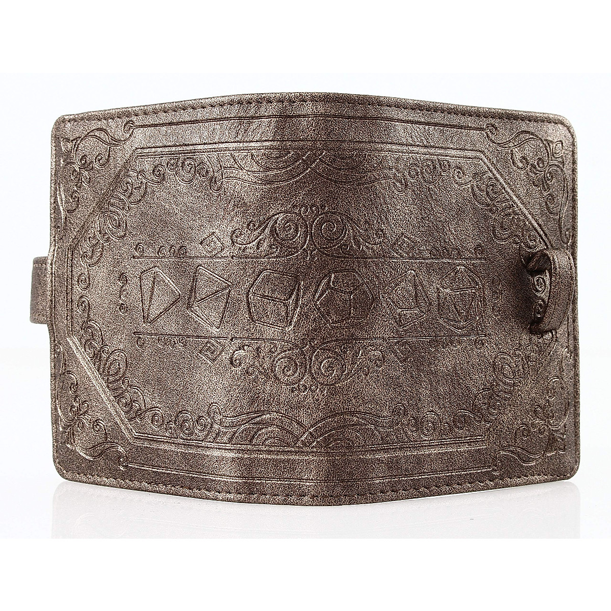 Forged Dice Co Spellbook of Incantations (Dice Edition) Spellbook Card Holder & Deck of Dry Erase Cards with Velvet Storage Bag - Storage for D&D Spell Book Monster Magic Item Cards