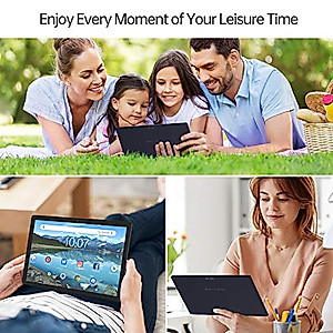 PRITOM Android Tablet 10 inch, M10, 2 GB RAM, 32 GB Android 10.0 Tablet, 10.1 inch IPS HD Display, GPS, FM, Quad-Core Processor, Wi-Fi (M10 Black)